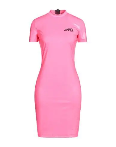 Dsquared2 Solid Mini Bodycon Dress With Logo - Pink