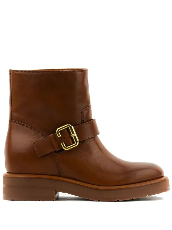 Chloé Coddington Biker Boots - Brown