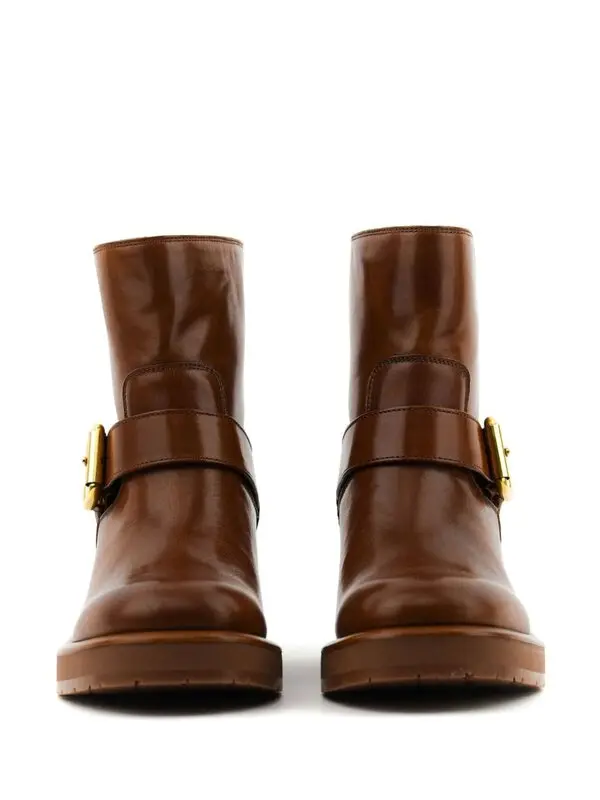 Chloé Coddington Biker Boots - Brown