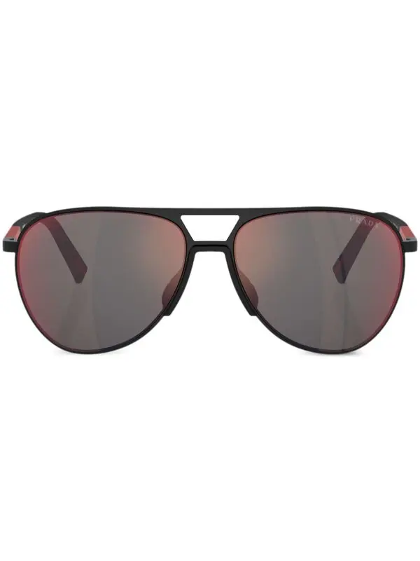Prada Pilot-frame Sunglasses - Black