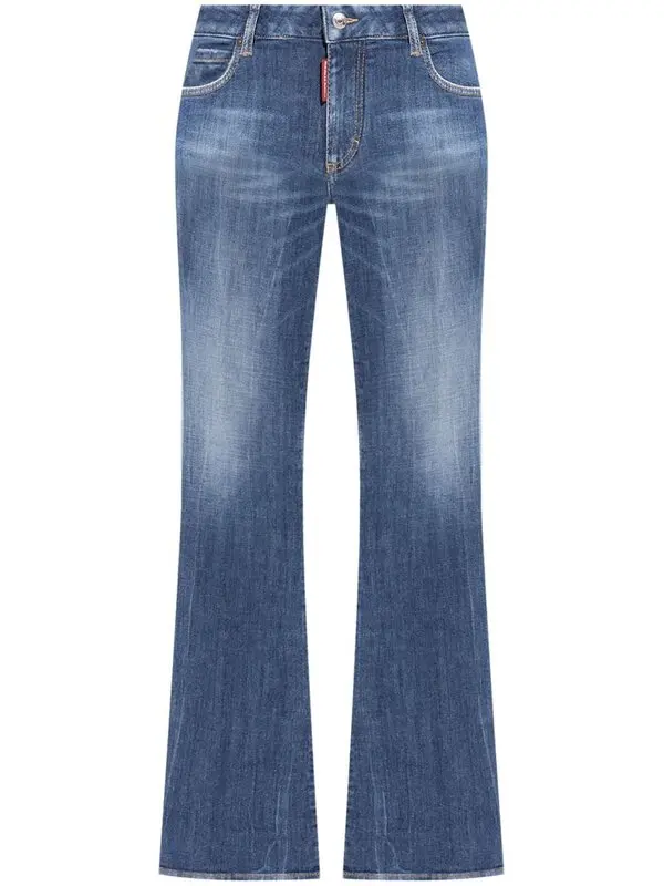 Dsquared2 Mid-rise Flared Jeans - Blue