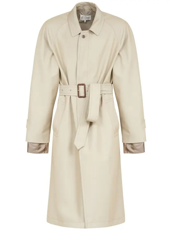 MAISON MARGIELA Layered Trench Coat - Neutrals