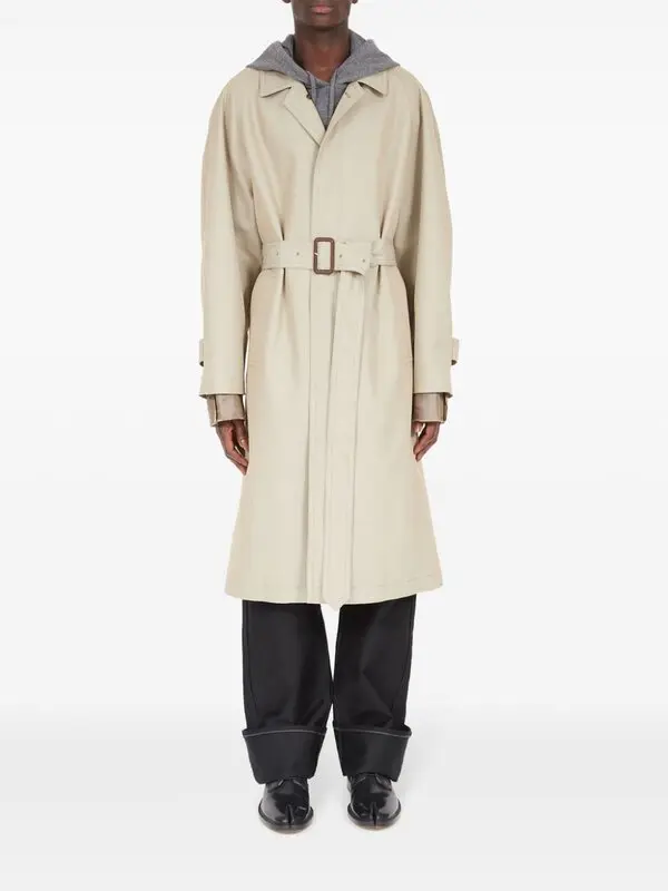 MAISON MARGIELA Layered Trench Coat - Neutrals