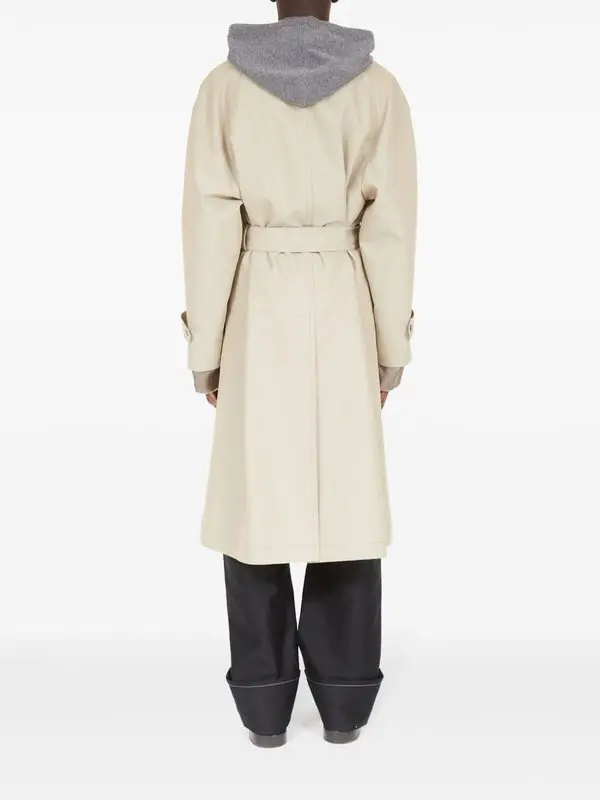 MAISON MARGIELA Layered Trench Coat - Neutrals