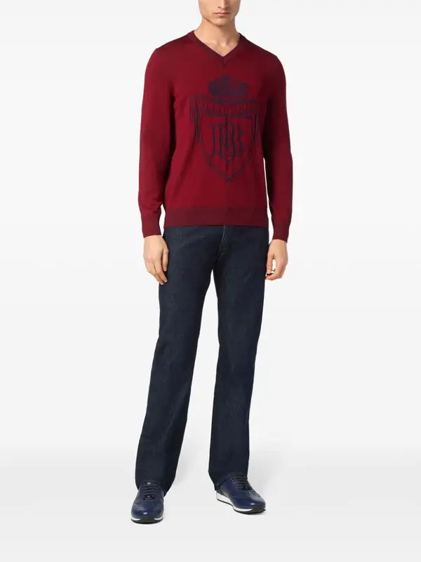 BILLIONAIRE Wool Pullover - Red