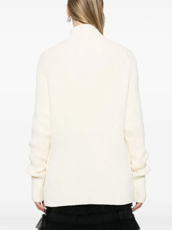 Y’s Zip-up Ribbed-knit Cardigan