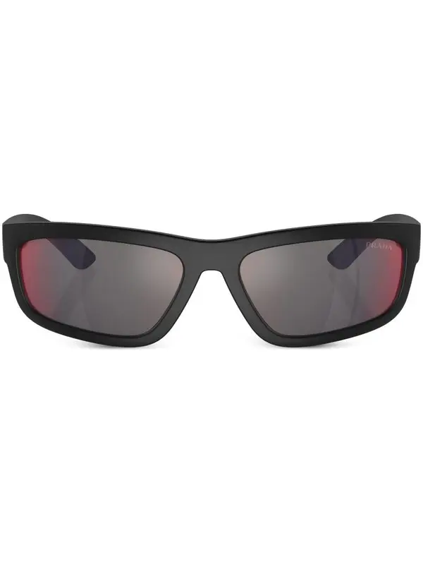 Prada Rectangle-frame Sunglasses - Black