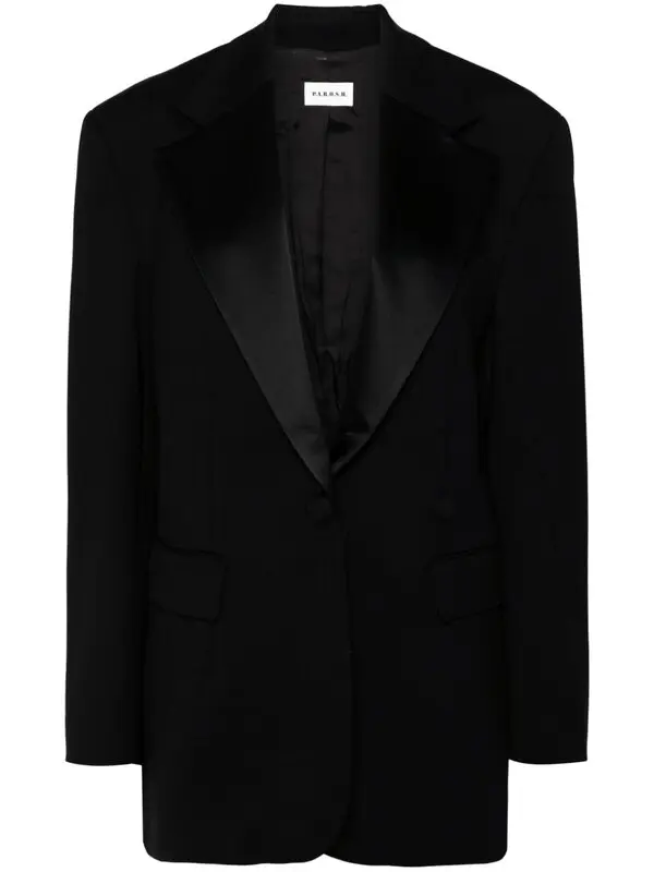 P.a.r.o.s.h Single-breasted Blazer - Black