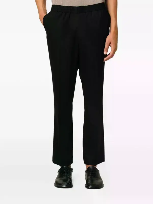 Ami Elasticated-waist Wool Trousers