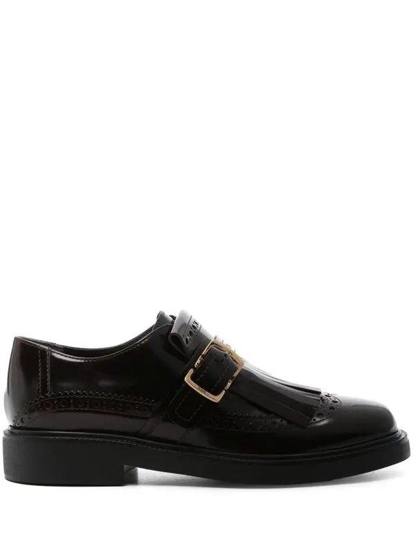 TOD'S Leather Monk Strap Loafers