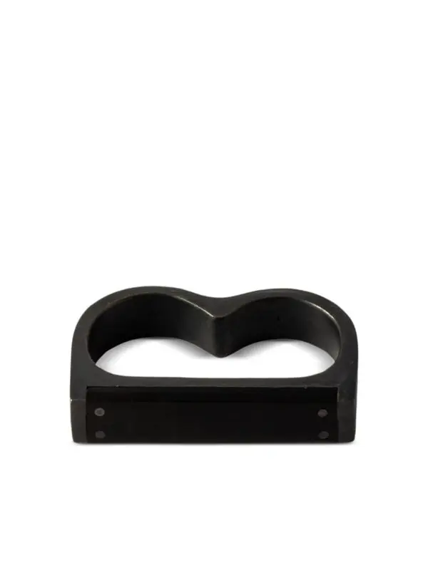 PARTS OF FOUR Plate Double Ring - Black