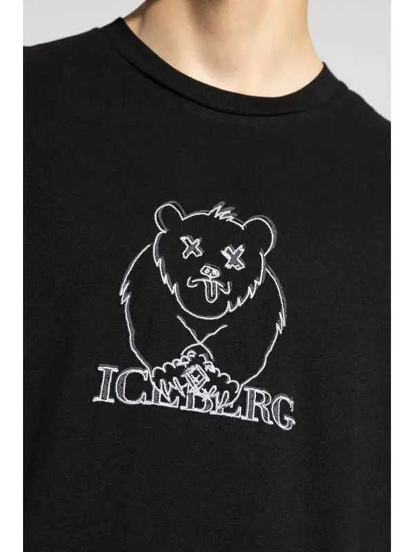 Iceberg Bear Embroidery T-shirt