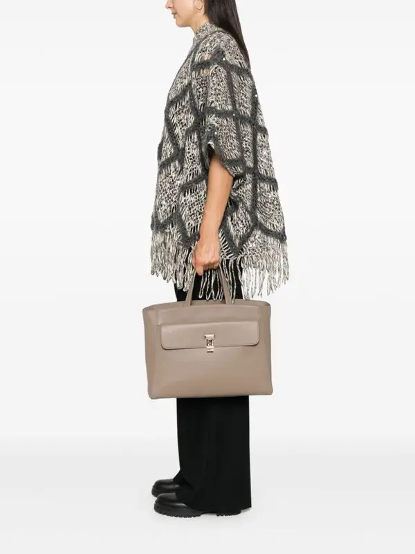 Bally Lydia Leather Tote Bag