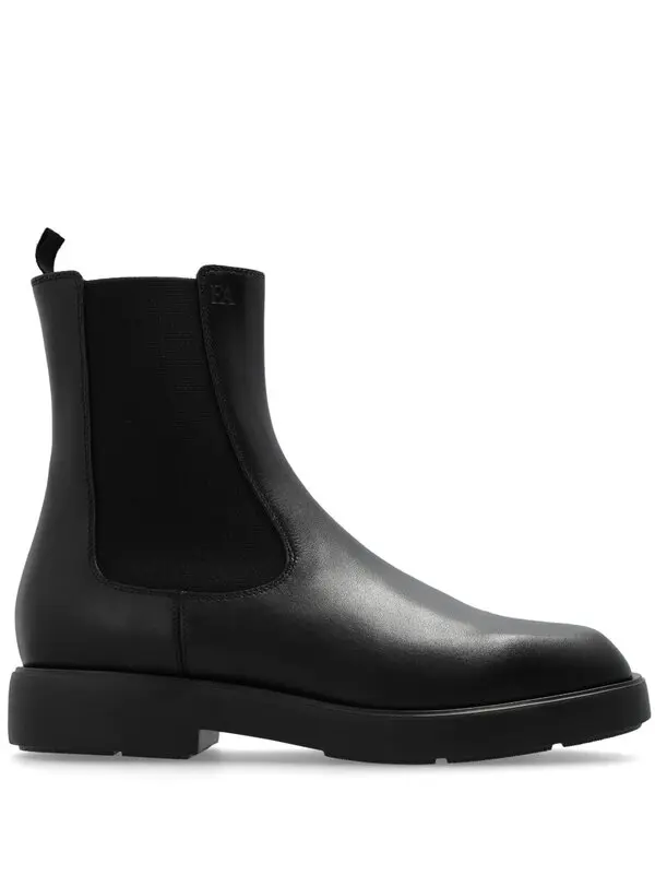 Emporio Armani Leather Chelsea Boots