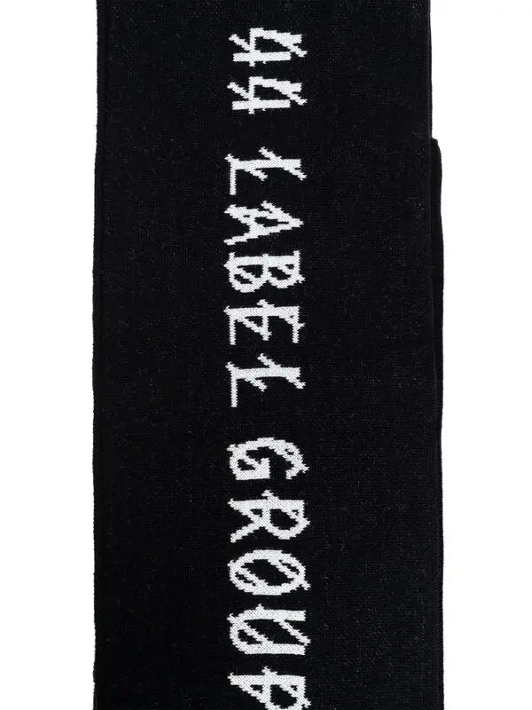 44 LABEL GROUP Logo-jacquard Scarf
