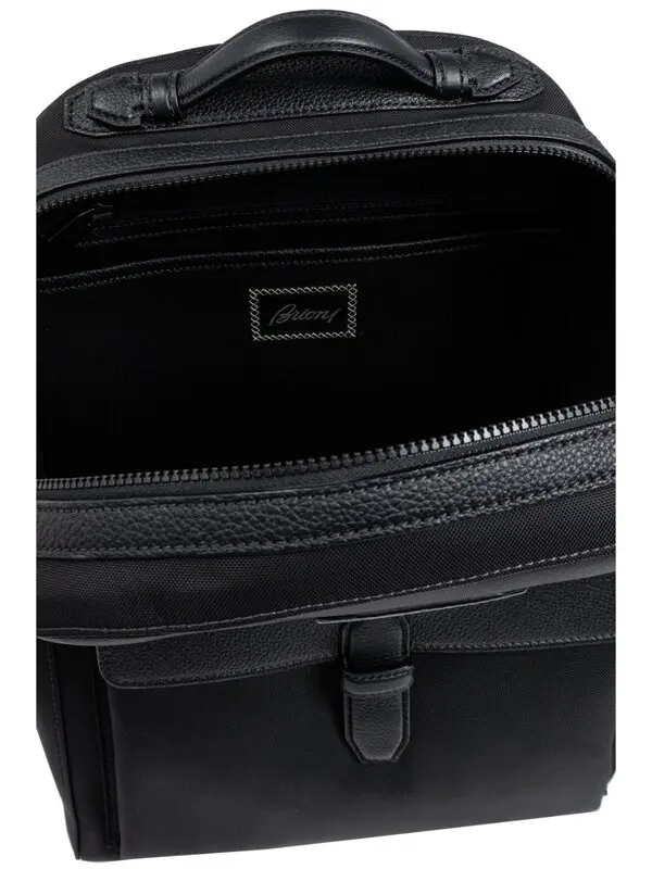 Brioni Logo-appliqué Backpack