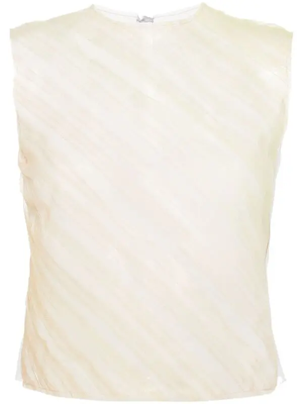 Viktor & Rolf Pleated Tulle Tank Top