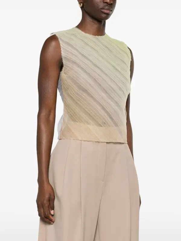 Viktor & Rolf Pleated Tulle Tank Top