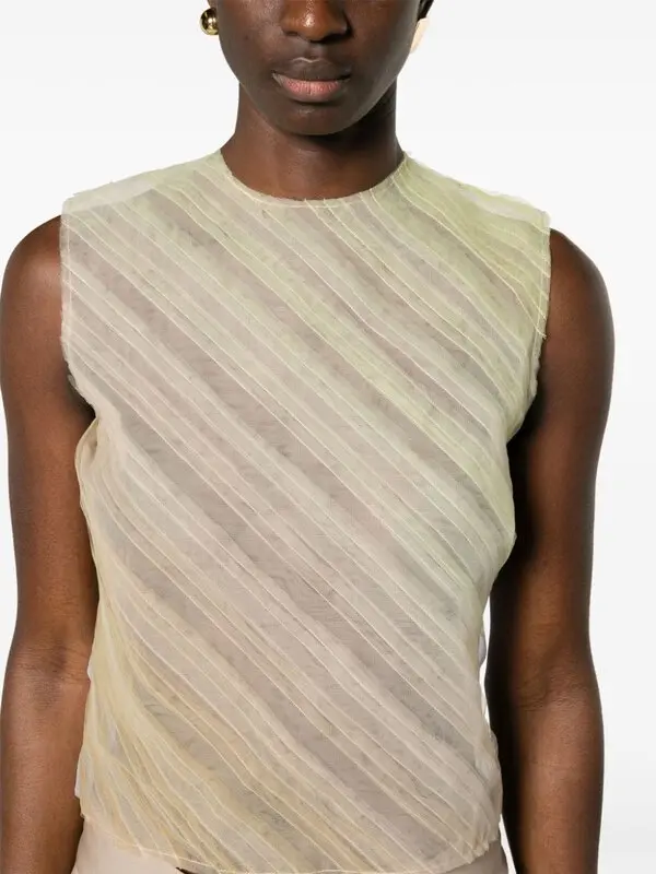 Viktor & Rolf Pleated Tulle Tank Top