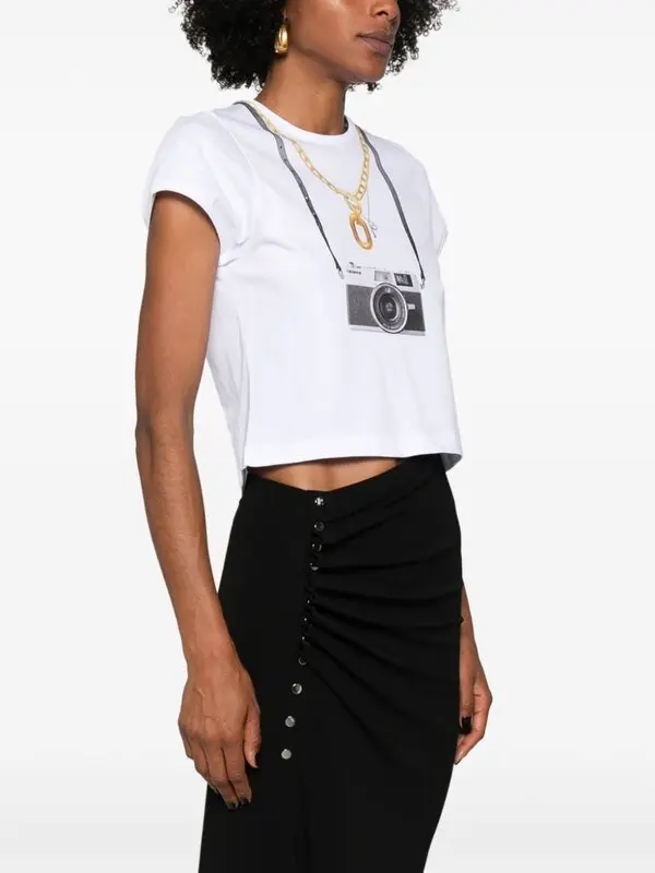 Rabanne Camera-print Cotton T-shirt
