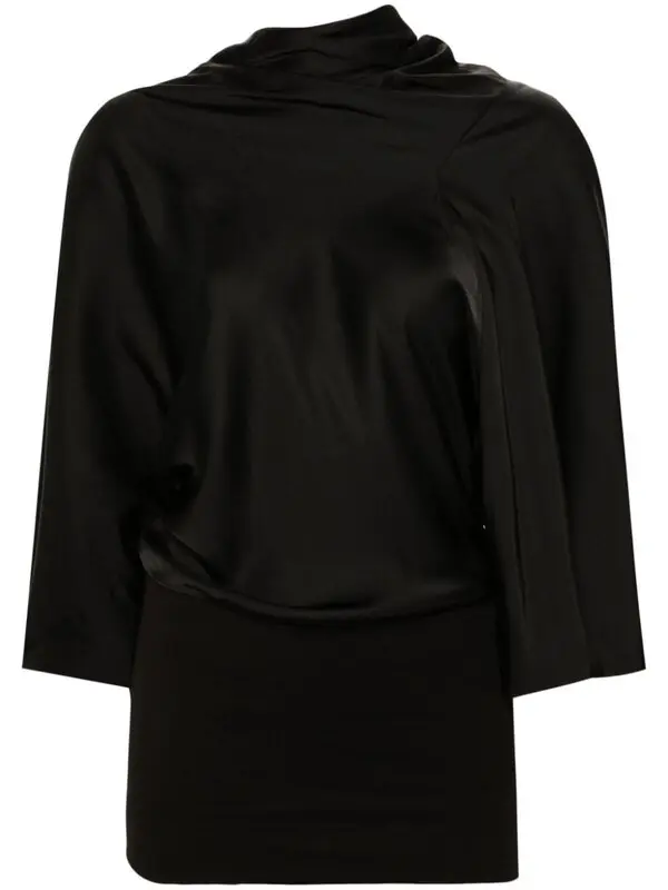 Rick Owens Cylinder Satin Blouse