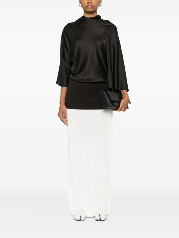 Rick Owens Cylinder Satin Blouse