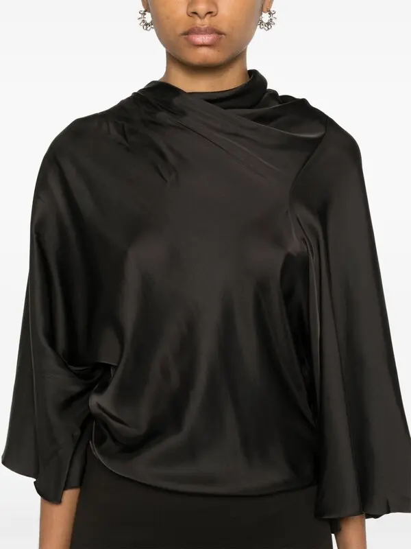 Rick Owens Cylinder Satin Blouse