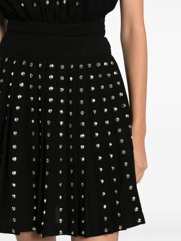SAIID KOBEISY Beaded Mini Skirt