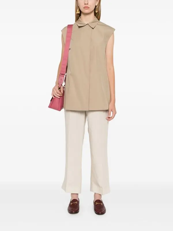 Calvin Klein Sleeveless Poplin Shirt