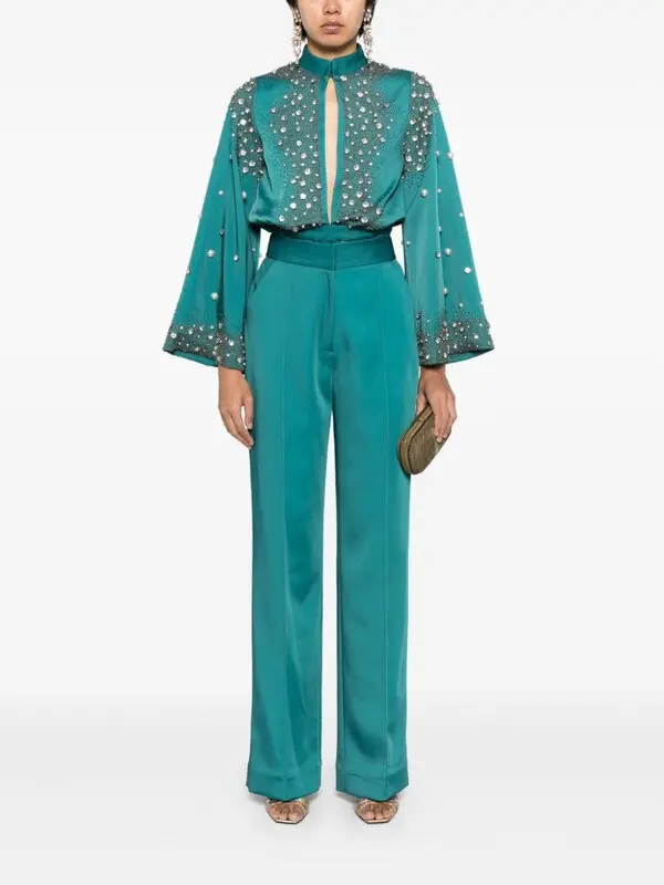 SAIID KOBEISY Straight-leg Trousers
