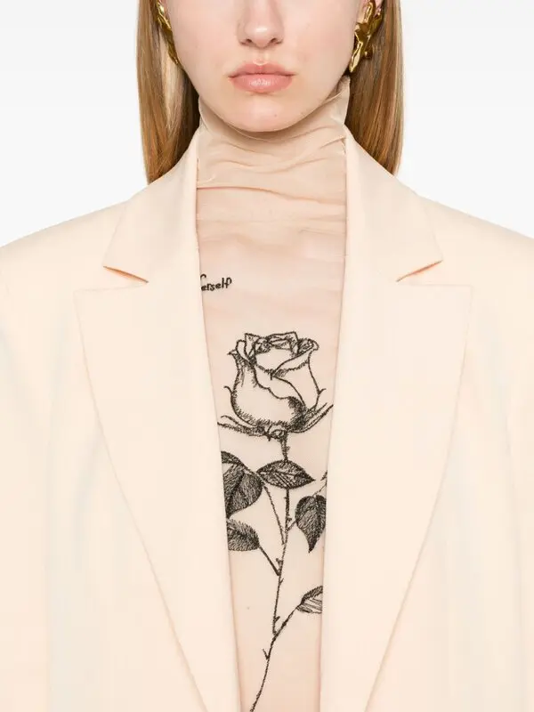 Patrizia Pepe Single-breasted Twill Coat