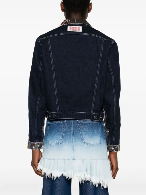 CHARLES JEFFREY Painted Denim Jacket