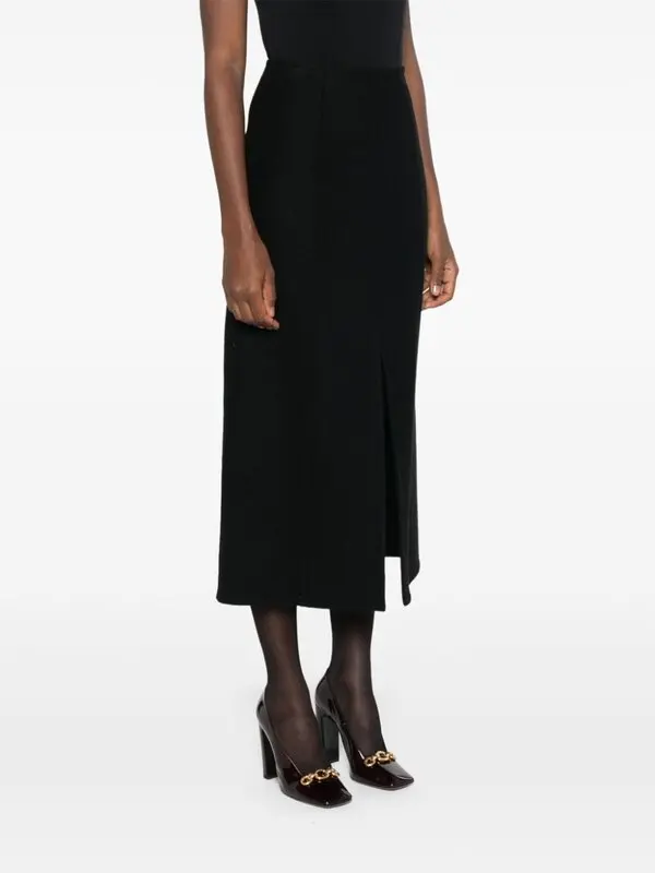 Ermanno Scervino Felted A-line Midi Skirt