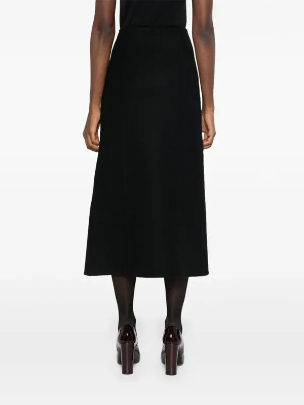Ermanno Scervino Felted A-line Midi Skirt