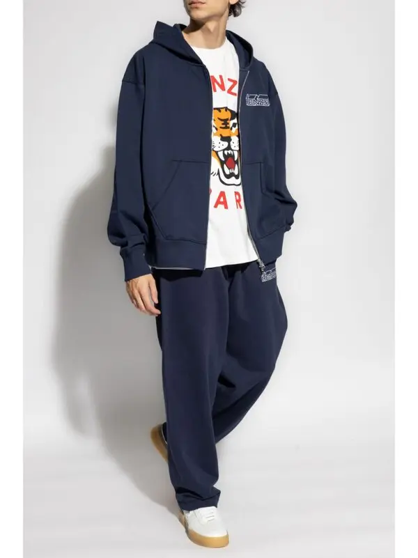 Kenzo Kube Logo Print Hoodie