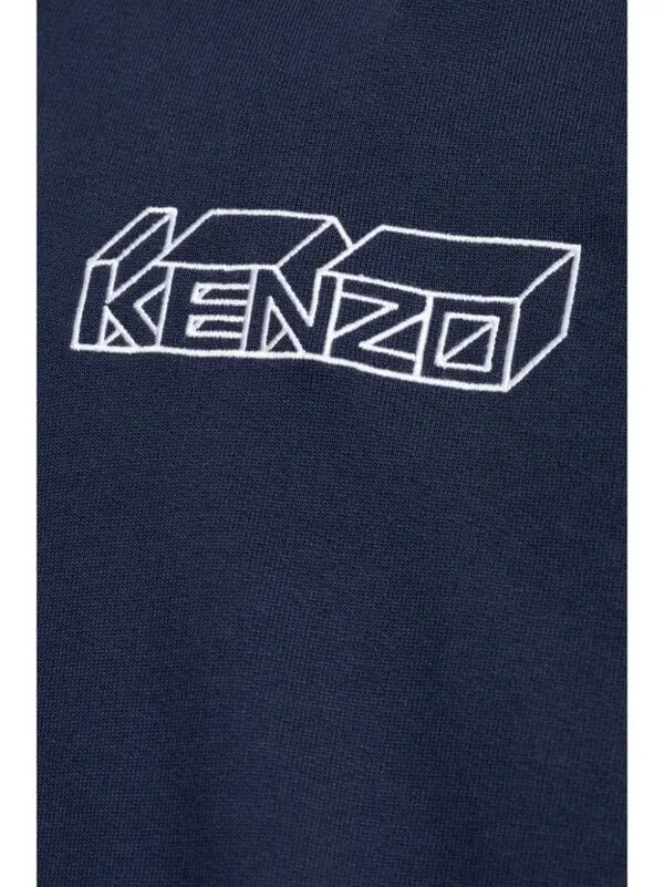 Kenzo Kube Logo Print Hoodie