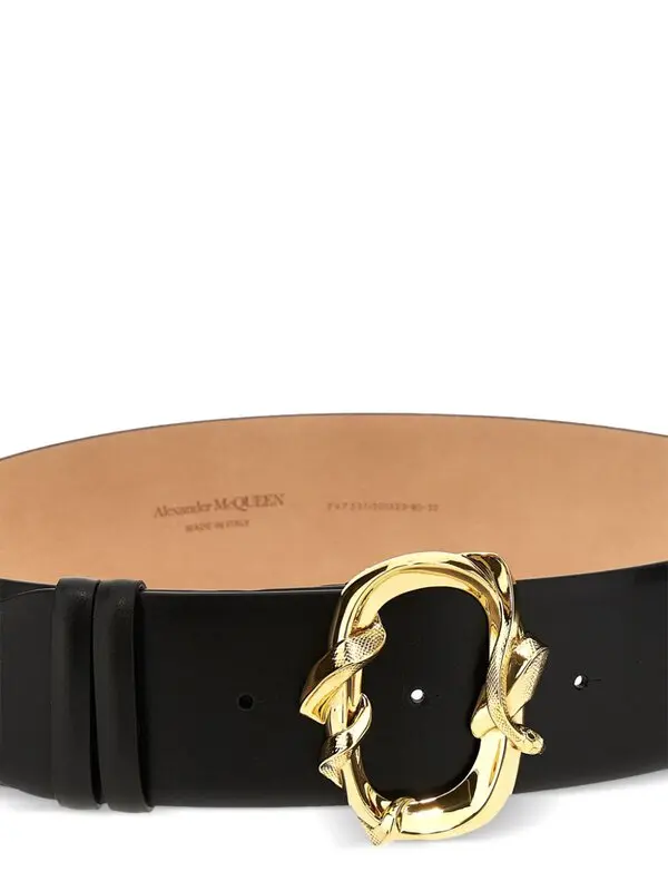 Alexander McQueen Snake-buckle Belt