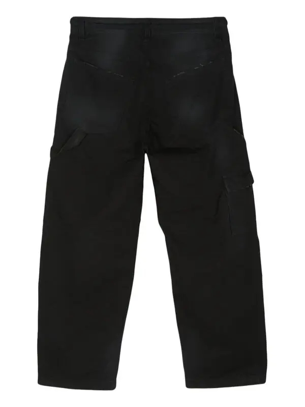 Balenciaga Cotton Cropped Cargo Trousers