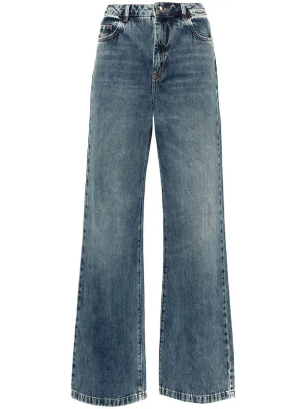 Patrizia Pepe High-rise Straight-leg Jeans