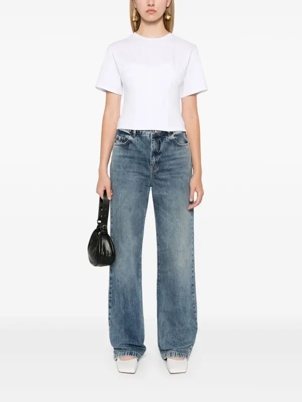 Patrizia Pepe High-rise Straight-leg Jeans