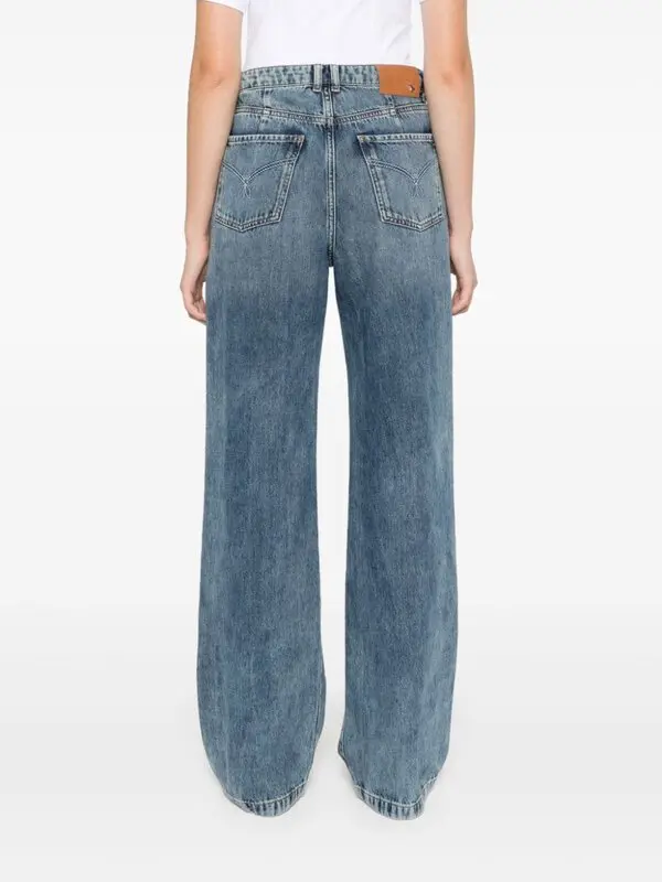 Patrizia Pepe High-rise Straight-leg Jeans