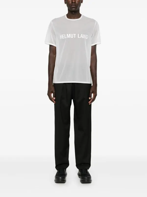 Helmut Lang Logo-print Sheer T-shirt