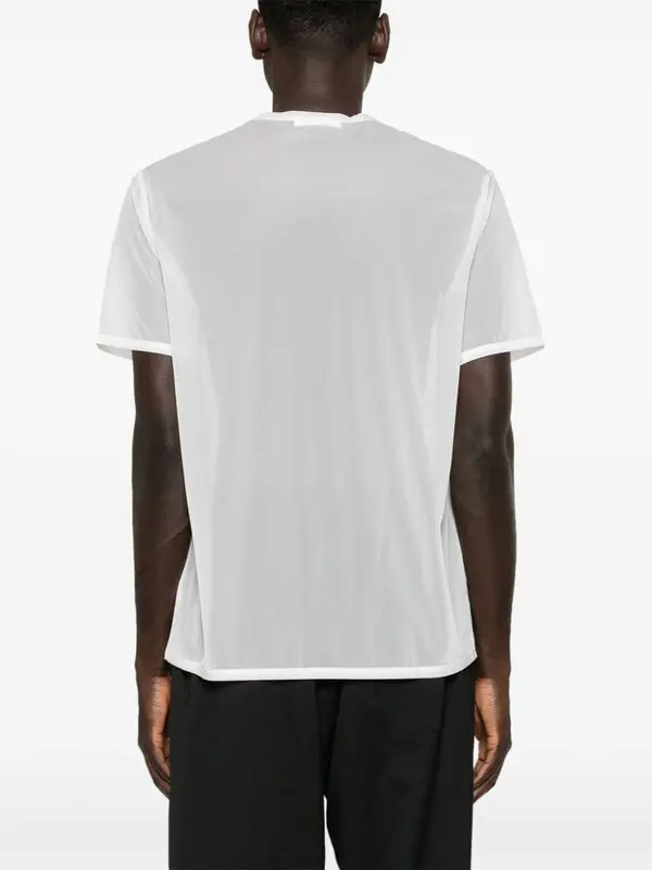 Helmut Lang Logo-print Sheer T-shirt