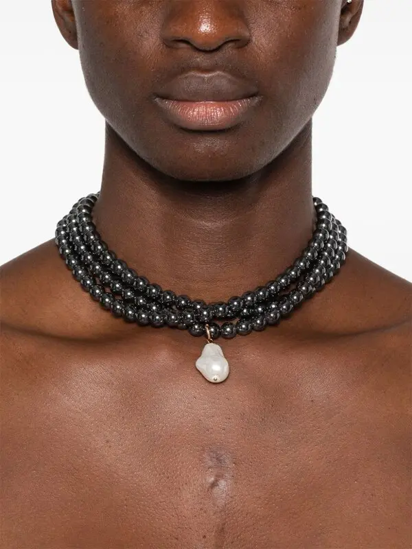 ATU BODY COUTURE Layered Pearl Necklace