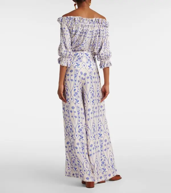 Agua Bendita Pinon Printed Palazzo Pants