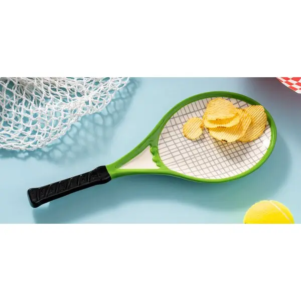 GODINGER Tennis Racket 12 Serving Platter