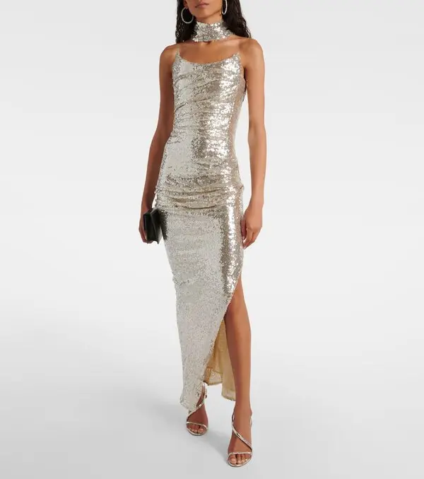 Maticevski Exhilarate Sequined Gown