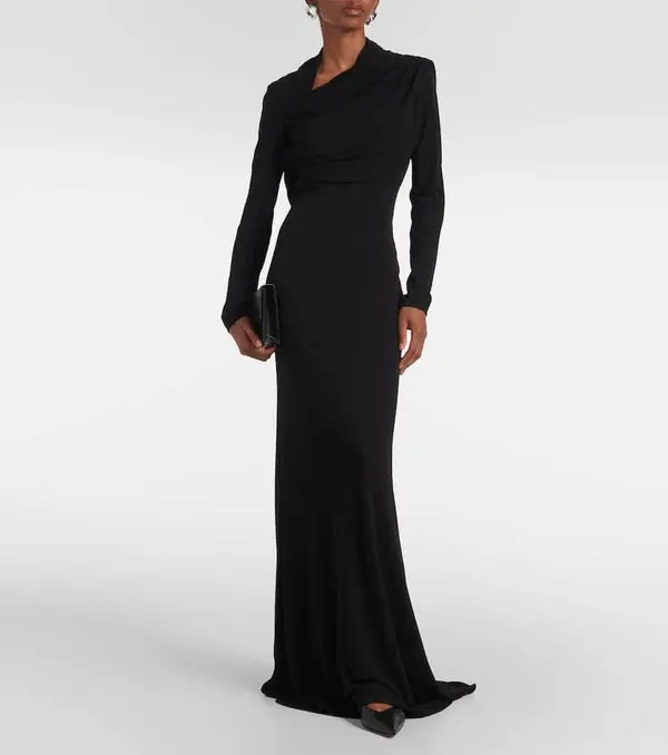 FFORME Joy Pleated Jersey Maxi Dress