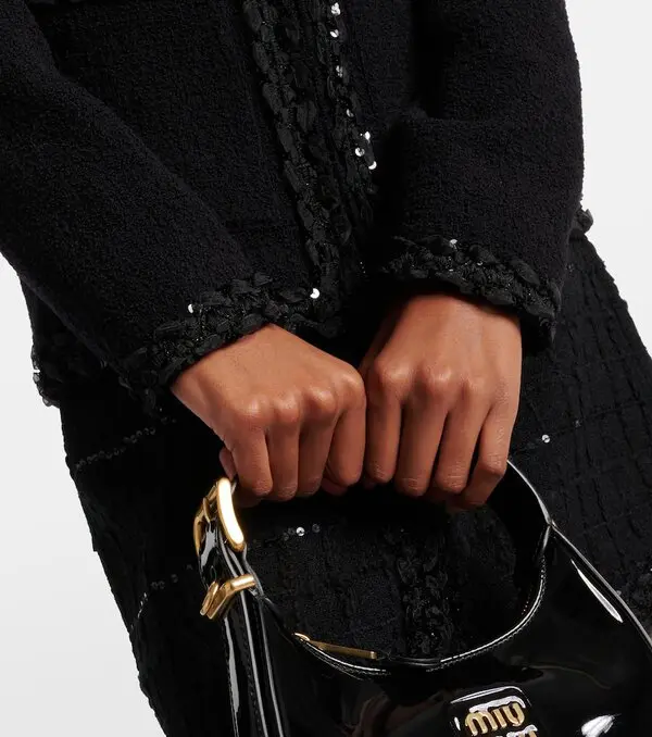 Giambattista Valli Sequined Wool-blend Jacket