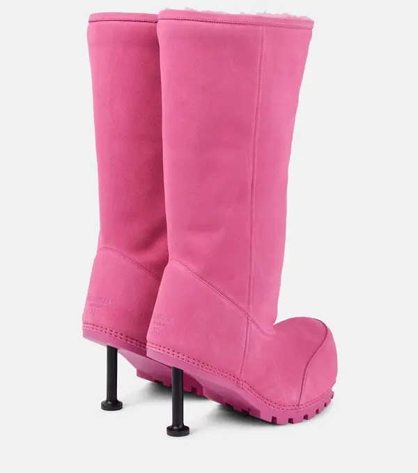 Balenciaga Alaska Suede Knee-high Boots